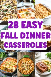 28 Easy Fall Dinner Ideas for Busy Families