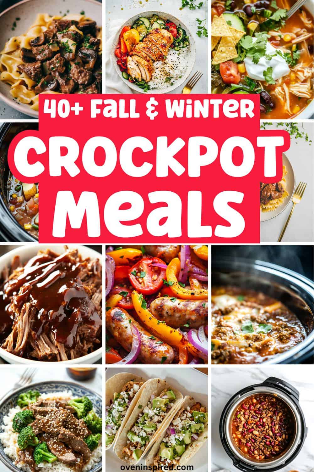 40+ Easy & Warm Fall Crockpot Meals