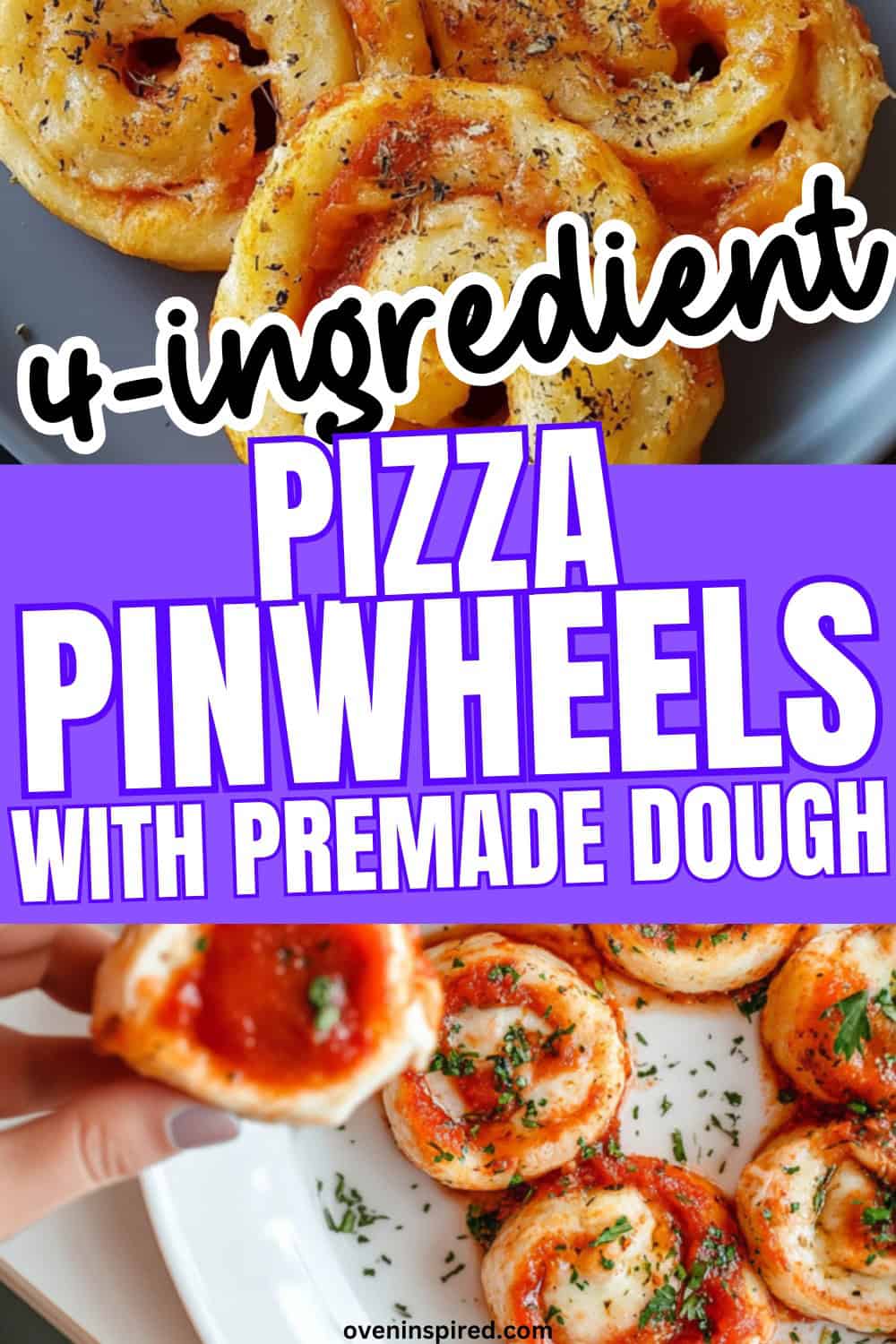 Easy 4- Ingredient Pizza Pinwheels (Perfect for a Party or Snack)