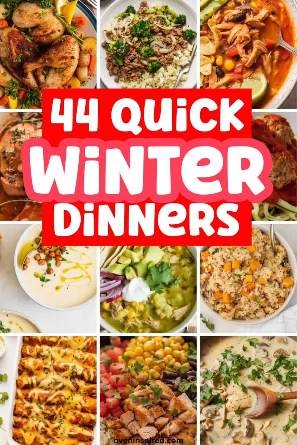 44 Quick & Easy Winter Dinner Recipes