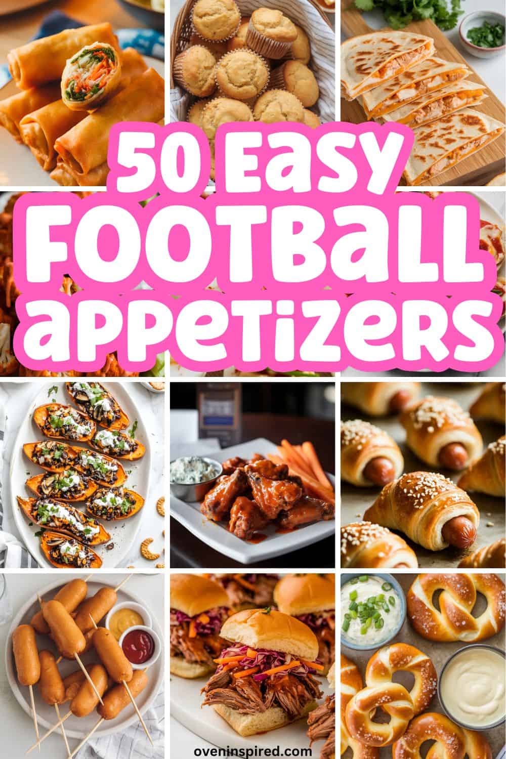 50+ Fabulous Football Food Snacks for Game Day
