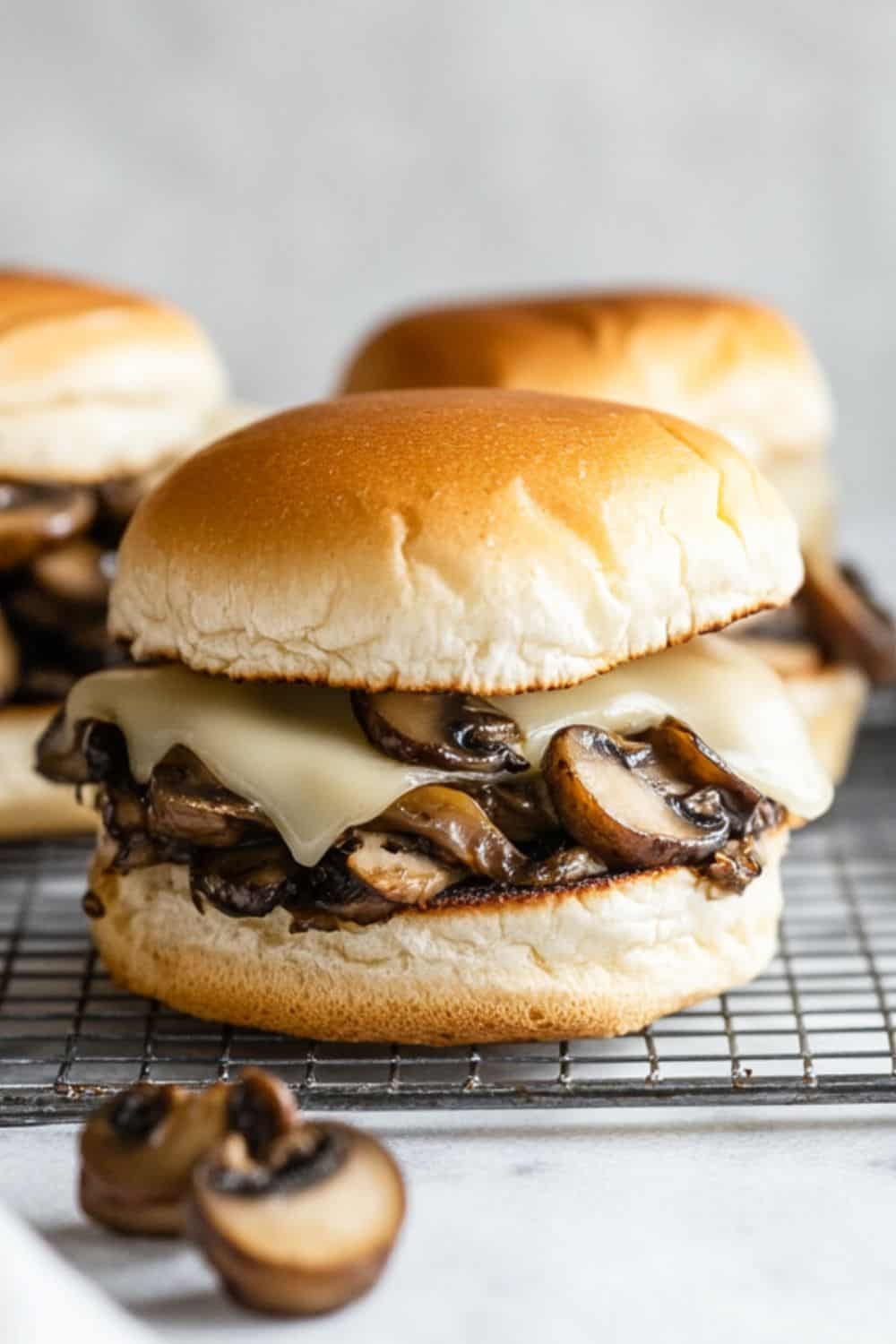 Mouth Watering Mushroom & Swiss Sliders