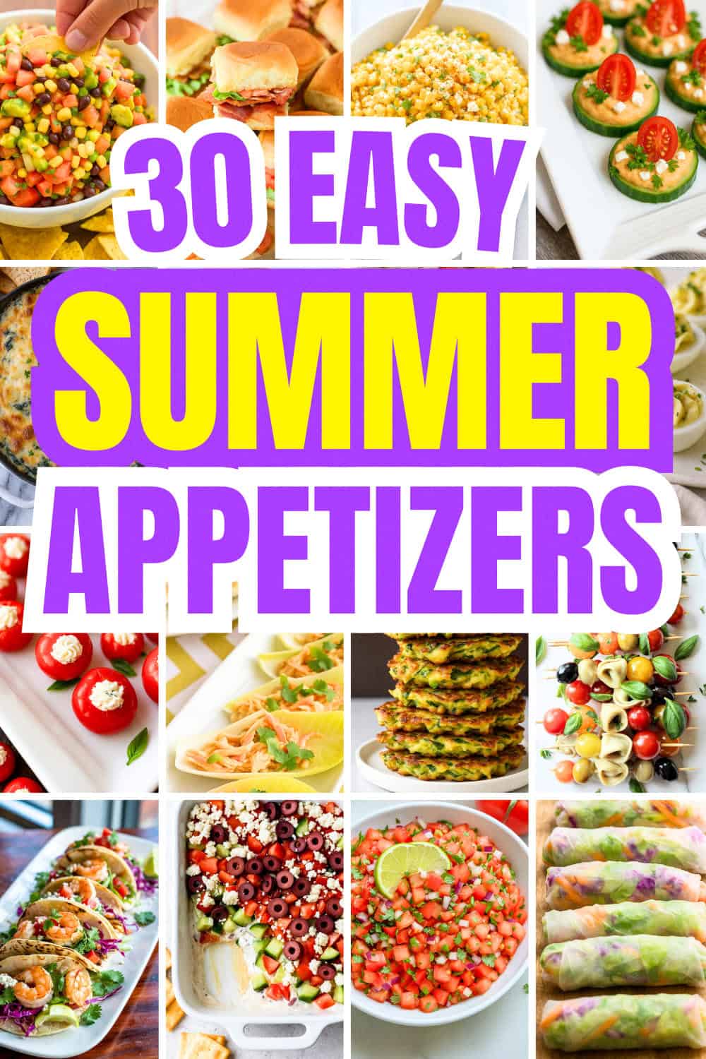 Yummy Summer Appetizers & Dips for a Party