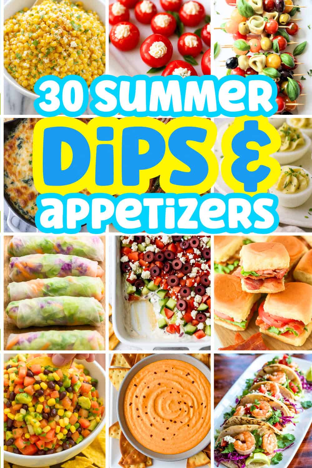 Yummy Summer Appetizers & Dips for a Party