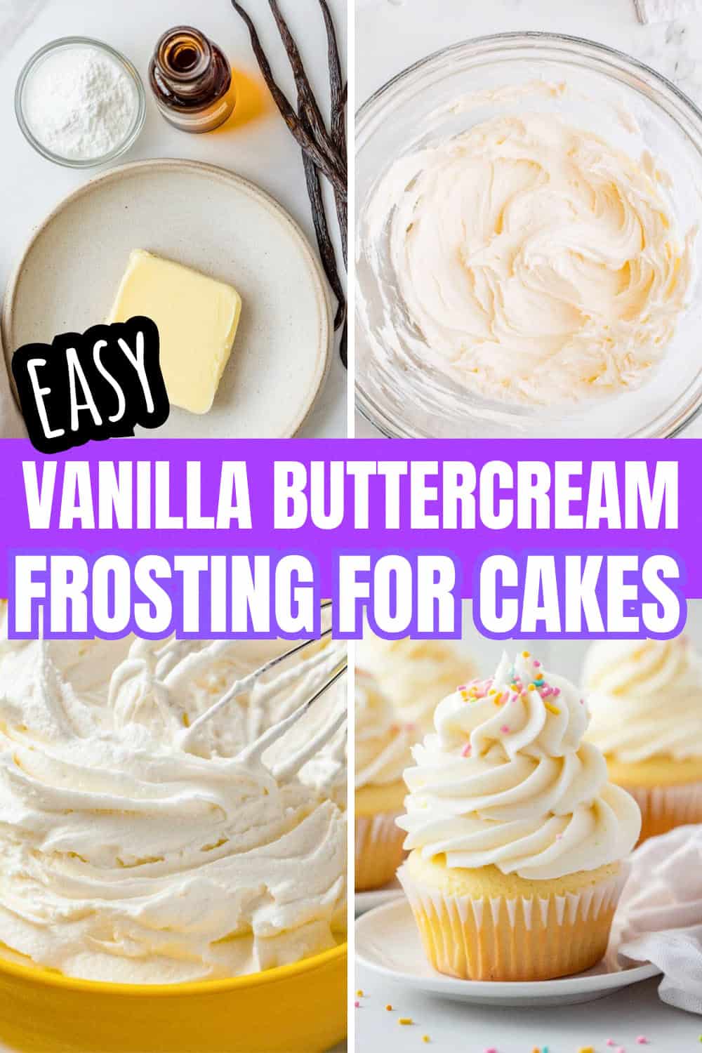 Classic Vanilla Buttercream Frosting