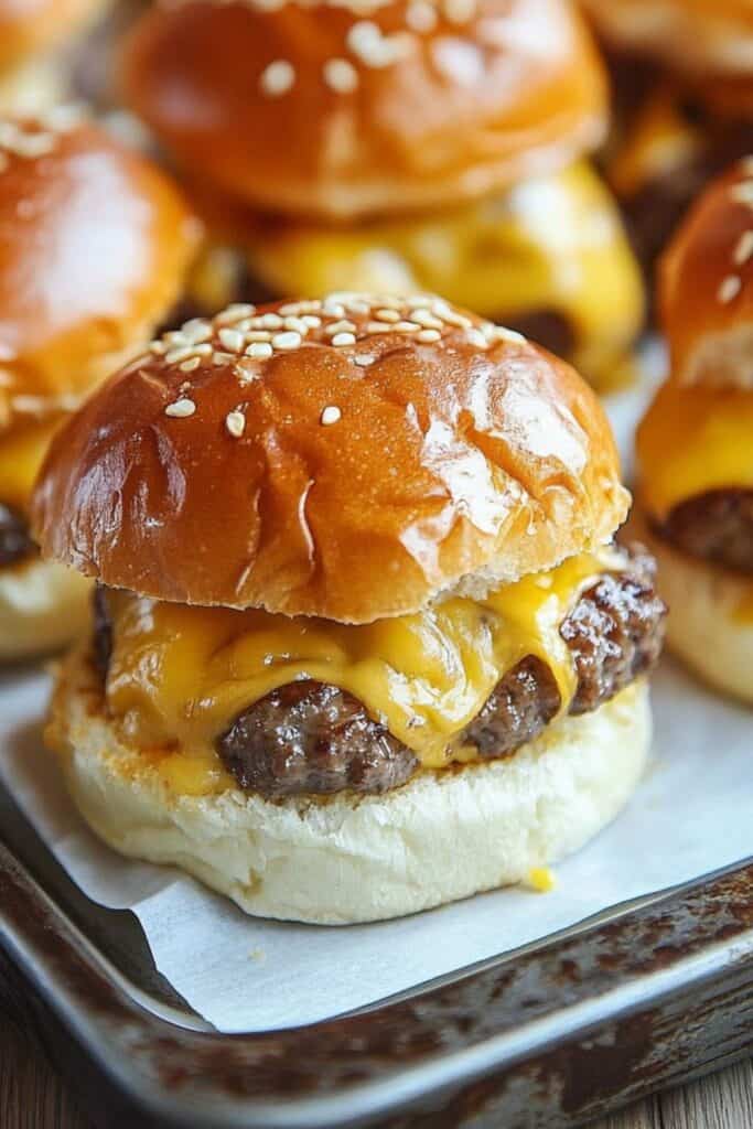 Fun & Cute Cheeseburger Sliders For a Party