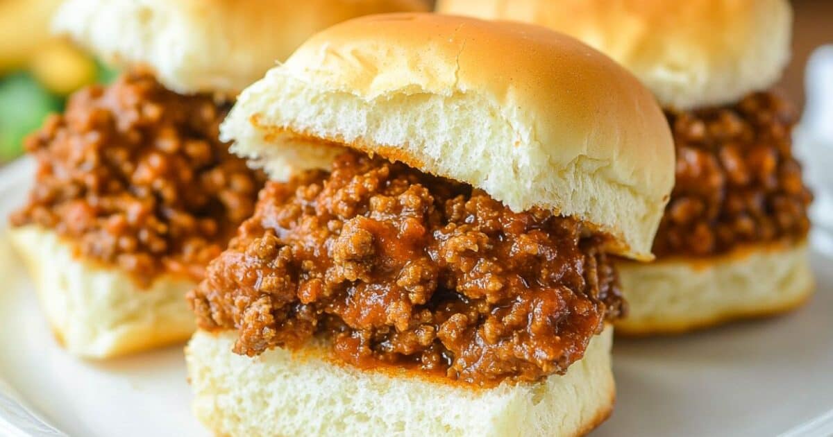 Crowd-Pleasing Sloppy Joe Sliders