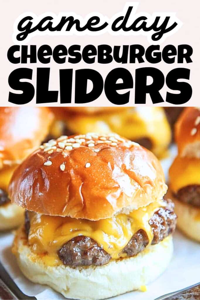 Fun & Cute Cheeseburger Sliders For a Party