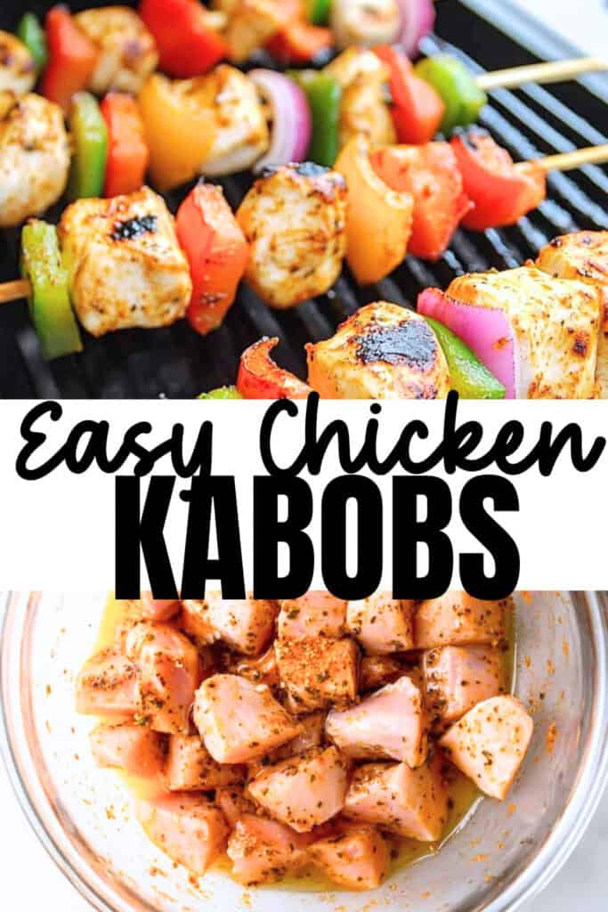 Easy Grilled Chicken Kabobs