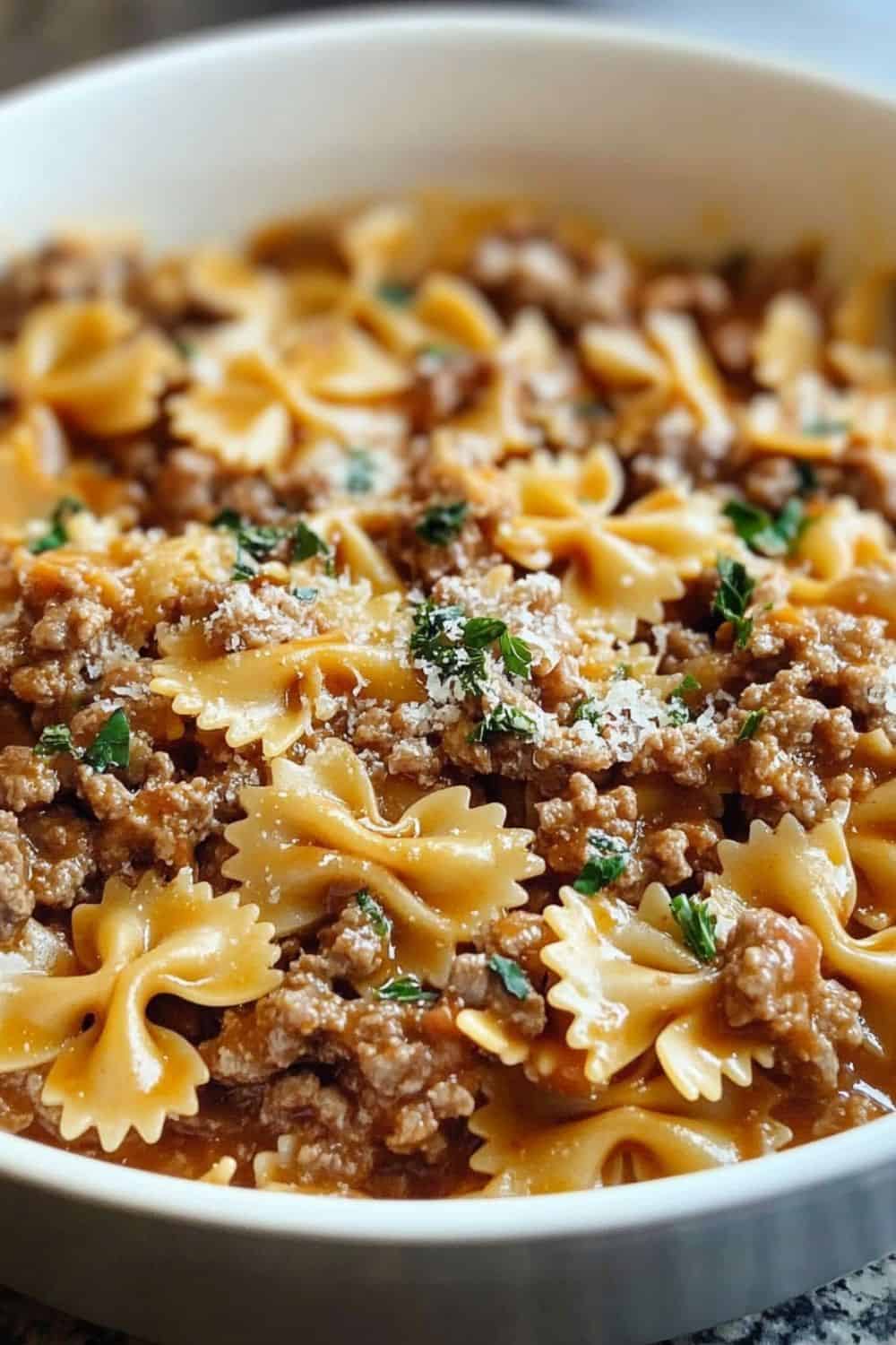 Creamy Beef and Bow Tie Pasta Everyone Will Devour