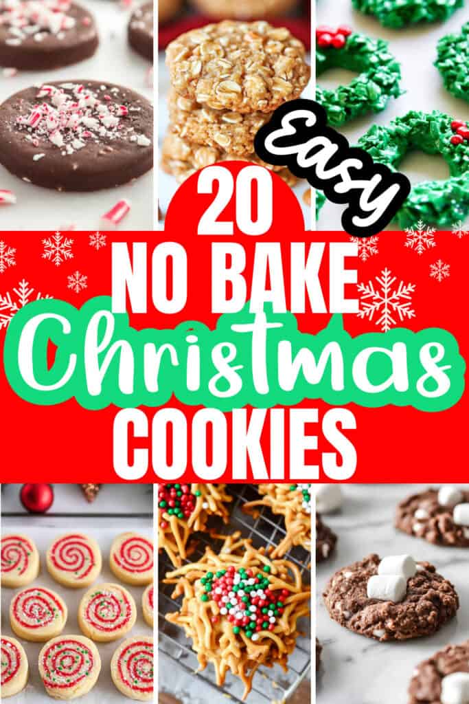 20 Festive No Bake Christmas Cookies